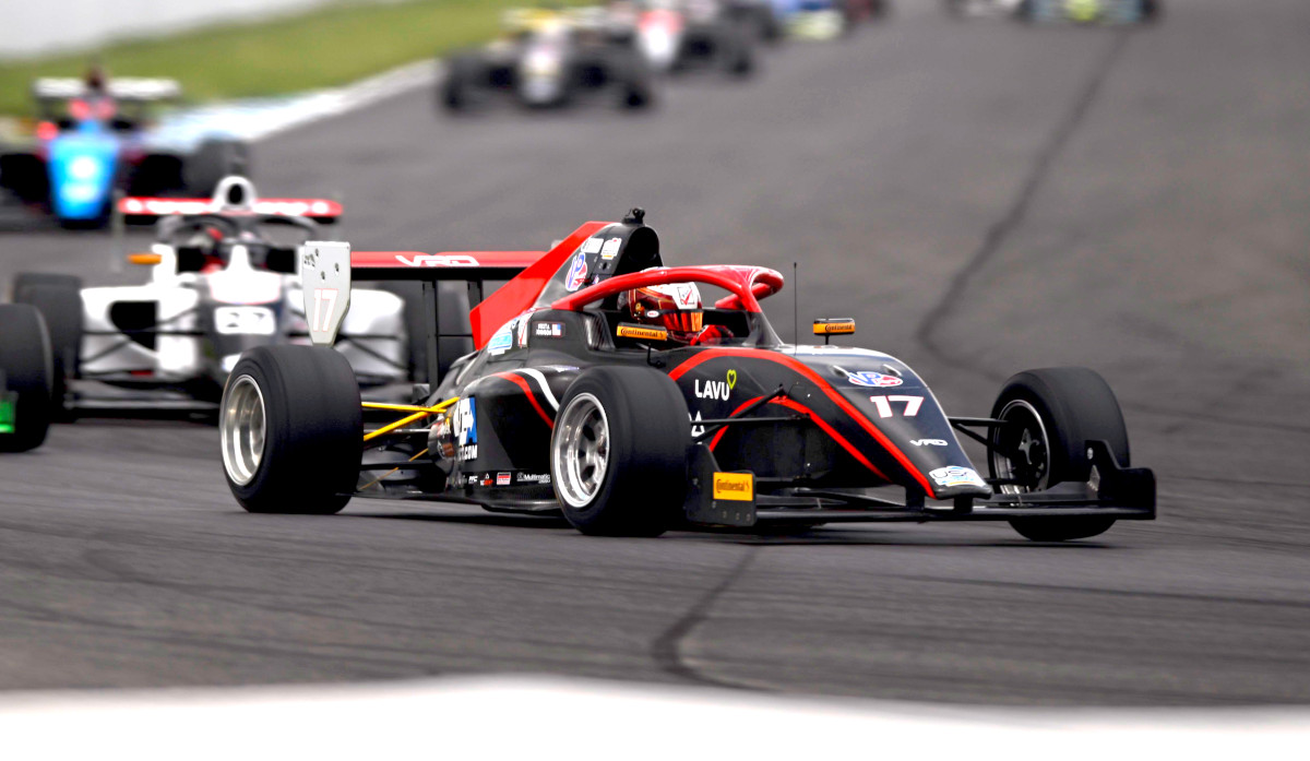 Johnson snatches fourth USF Pro 2000 win in a row at Indy GP | RACER