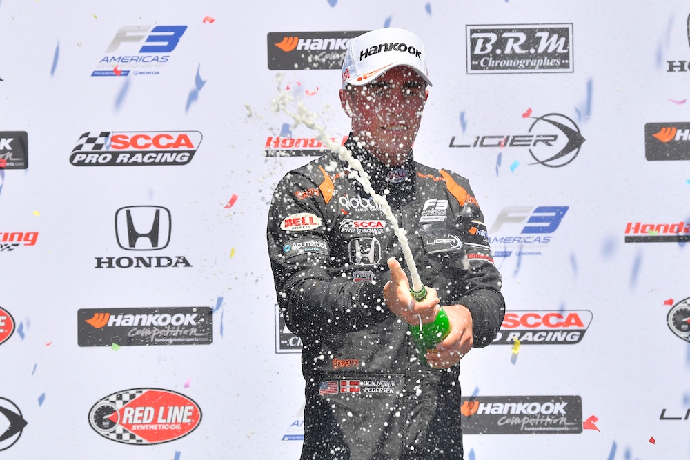 Back-to-back F3 Americas wins for Pedersen at VIR | RACER