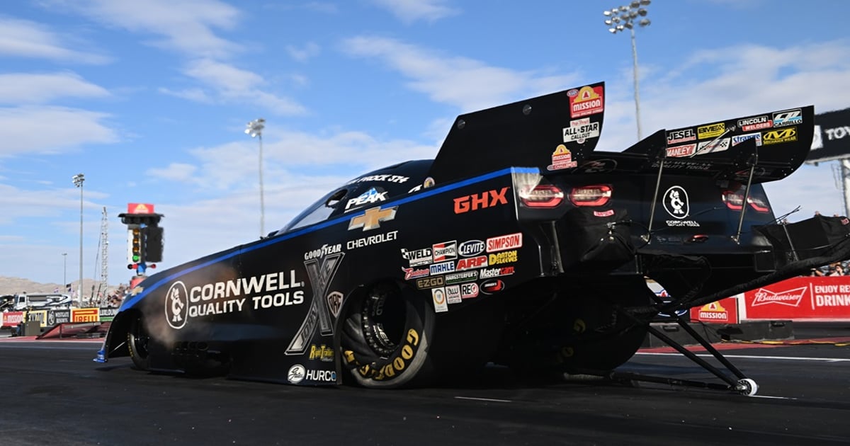 Prock sets single-season qualifying record in Funny Car at Las Vegas ...
