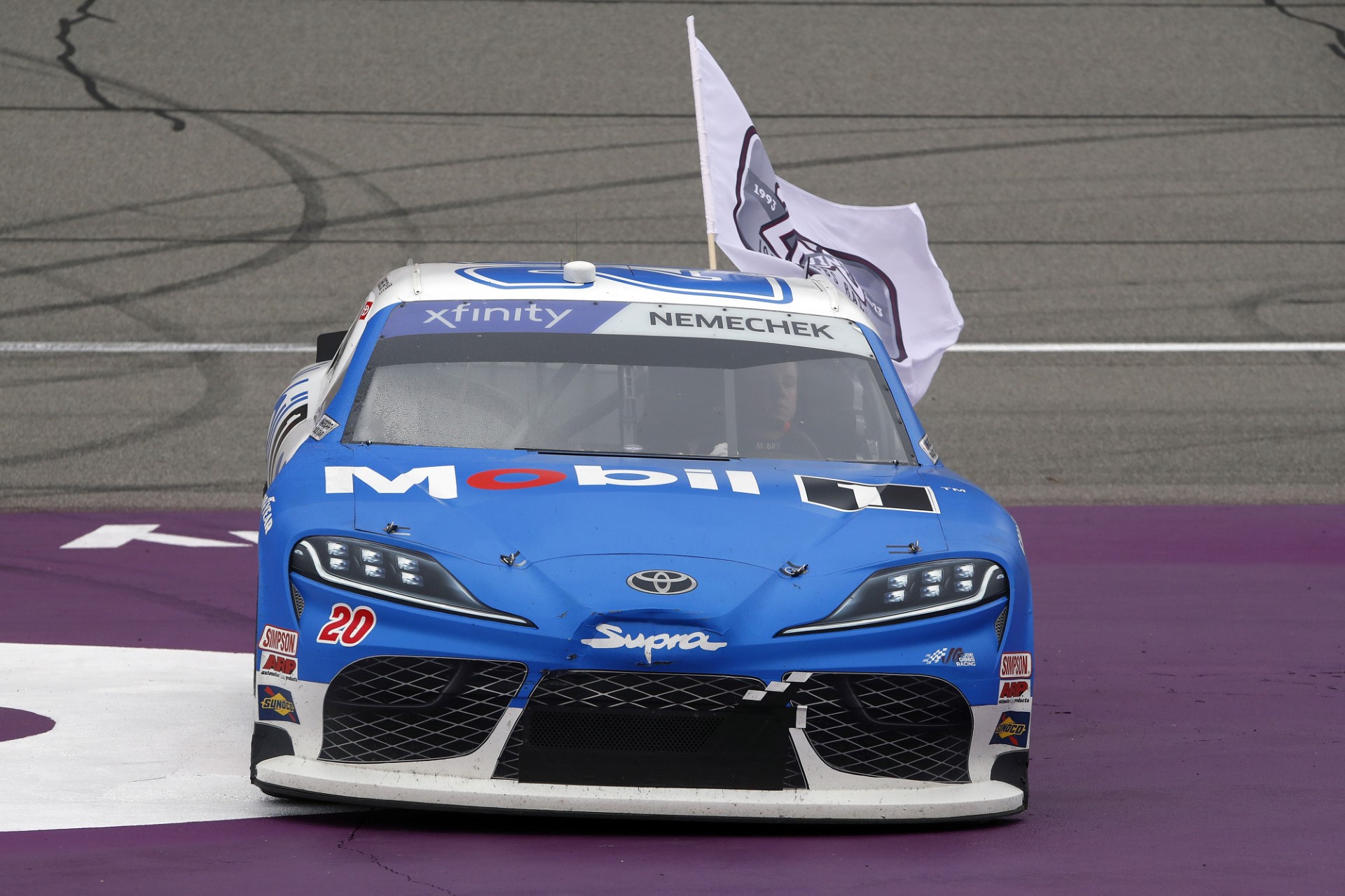 Nemechek scores milestone 200th win for JGR in Michigan | RACER