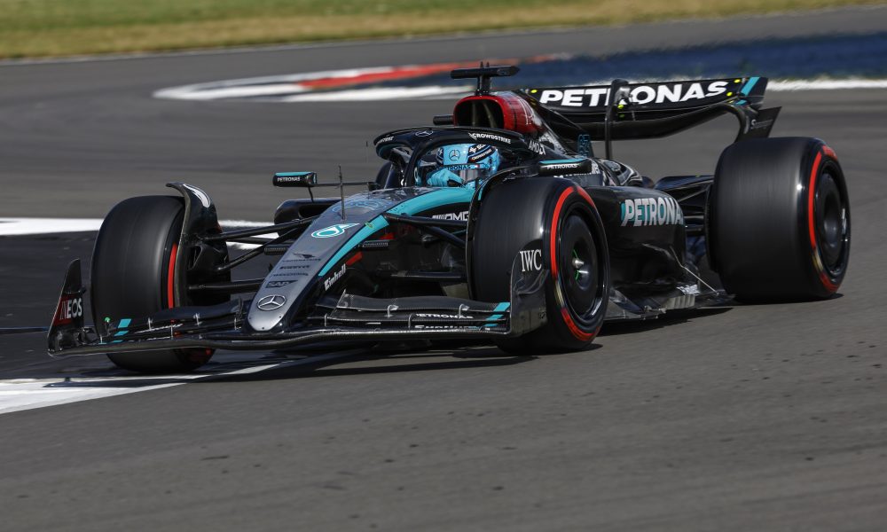 Russell leads Mercedes front-row lockout at Silverstone | RACER