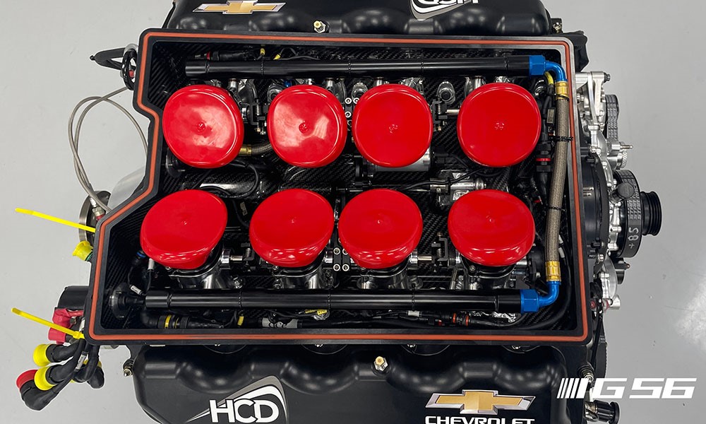 Garage 56 Le Mans engine tech with the NASCAR Chevy Camaro ZL1 Cup car ...