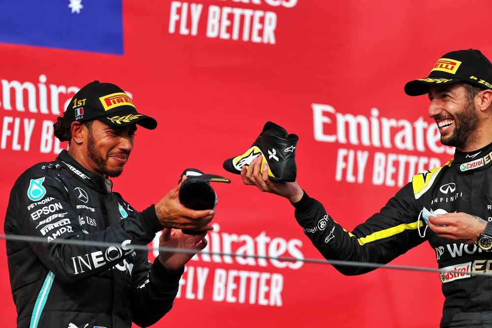 ‘Shoey’ surprises Ricciardo almost as much as podium | RACER