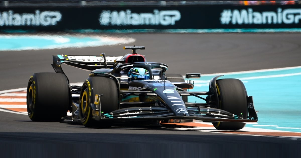 Russell leads Mercedes sweep of opening Miami GP practice | RACER