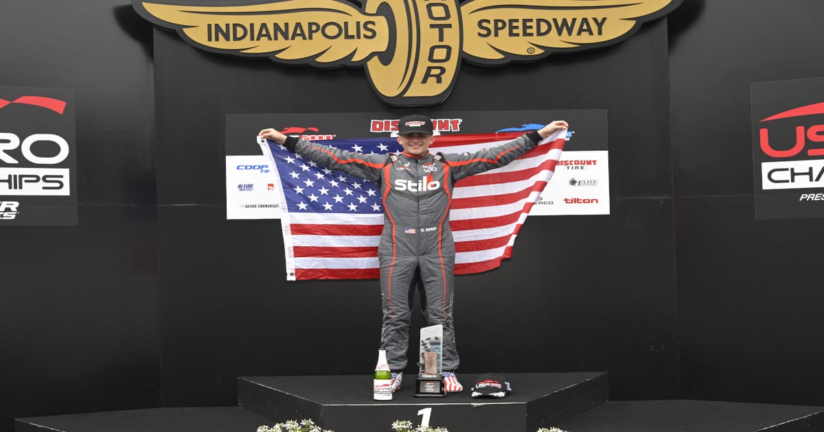 Corry wins action-packed first USF2000 race at Indianapolis | RACER