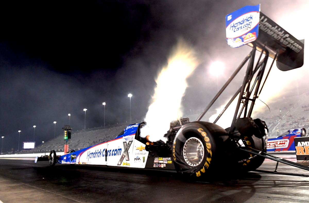 Top Fuel Dragster At Night