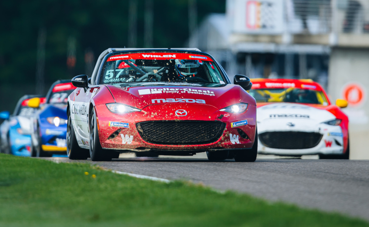 Gonzalez unstoppable rain or shine in MX-5 Cup at Barber | RACER