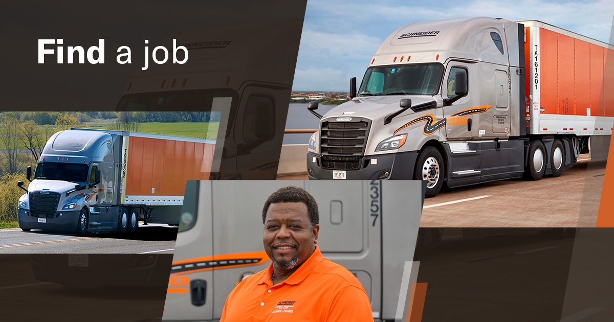 Find Van Truckload truck driving jobs near you | Schneider