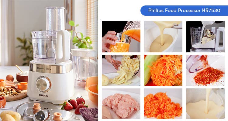 Philips Food Processor HR7530 | Video Cara Penggunaan