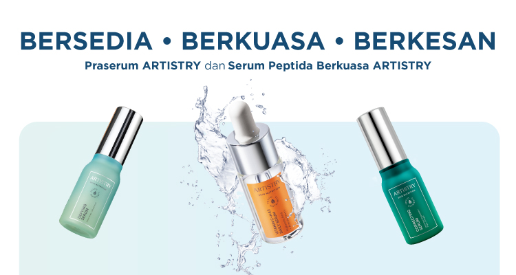 Praserum ARTISTRY dan Serum Peptida Berkuasa ARTISTRY | Amwaynow