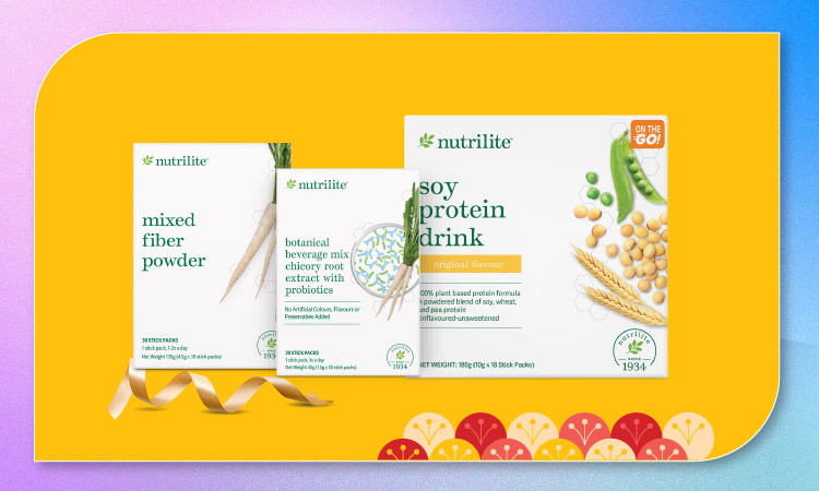 Nutrilite GUTPROtein Set PWP Nutrilite SoyPro Plushie Eco Bag AND ...