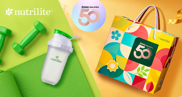 Nutrilite GUTPROtein Set PWP AM50 Shaker AND/OR Exclusive AM50 Gift Box ...