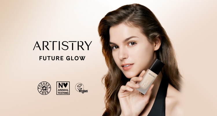 ARTISTRY FUTURE GLOW 精华液粉底驾到! | AmwayNow
