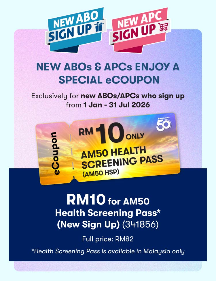 Mission 50K: RM10 for AM50 Health Screening Pass | Amwaynow