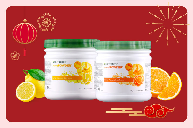 Nutrilite GUTPROtein Set PWP Nutrilite PhytoPOWDER Lemon / Orange ...