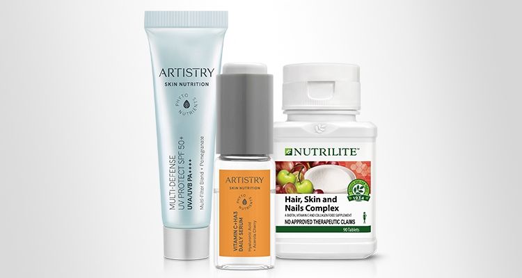 Healthy beauty, inside and out