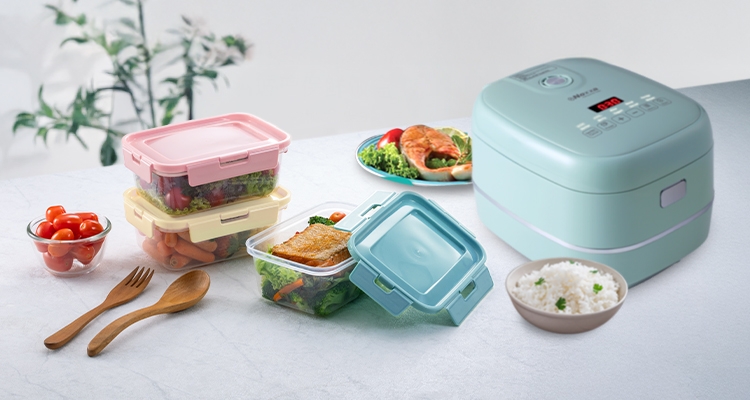 Noxxa Low Sugar Rice Cooker GWP Komax 3-pc Container Set | AmwayNow