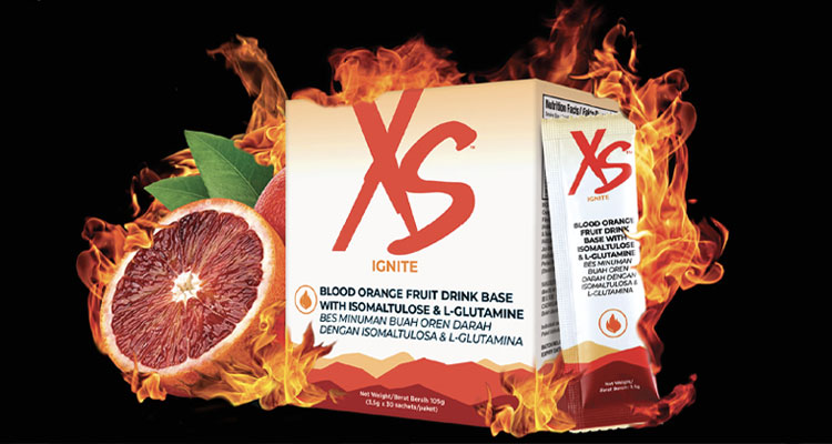 XS IGNITE Blood Orange Fruit Drink Base With Isomaltulose & L-Glutamine