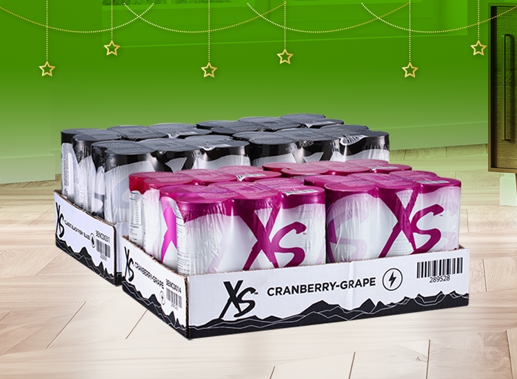 XS Energy Drinks – 1 carton (24 cans, any flavour) PWP Second carton ...