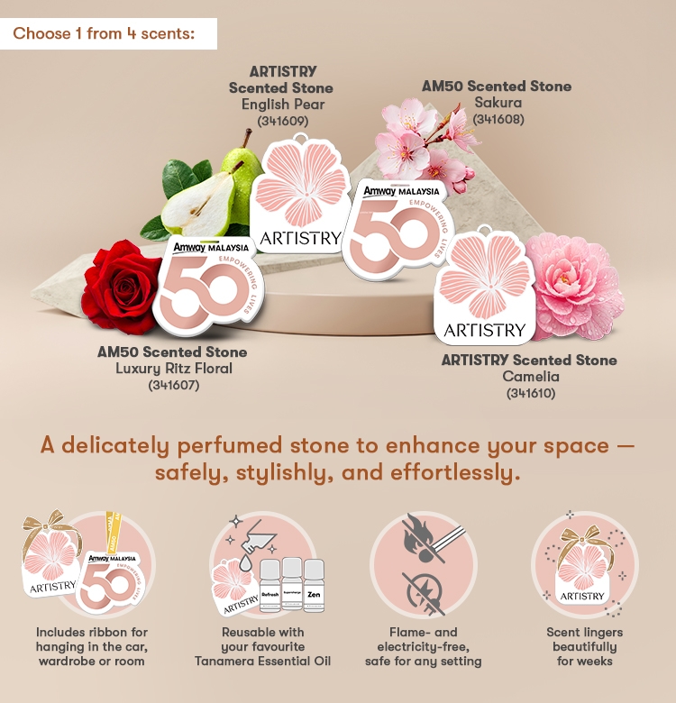 ARTISTRY Makeup GWP Scented Stone | Amwaynow