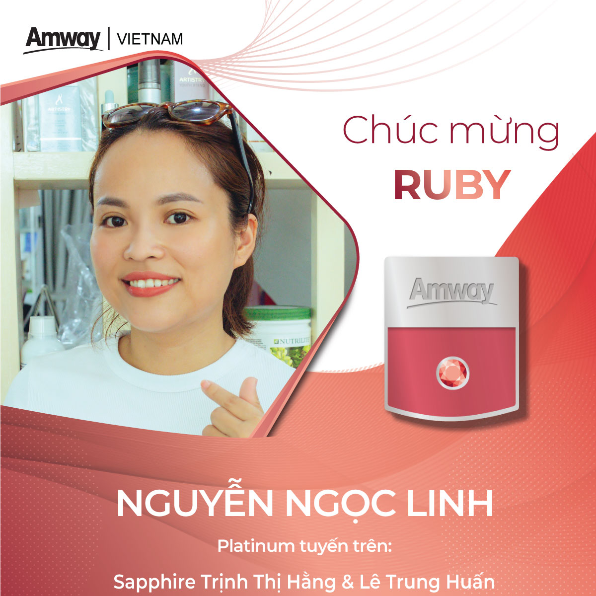AmwayNow | Danh Hiệu Ruby Tháng 08/2023 | Amway Việt Nam