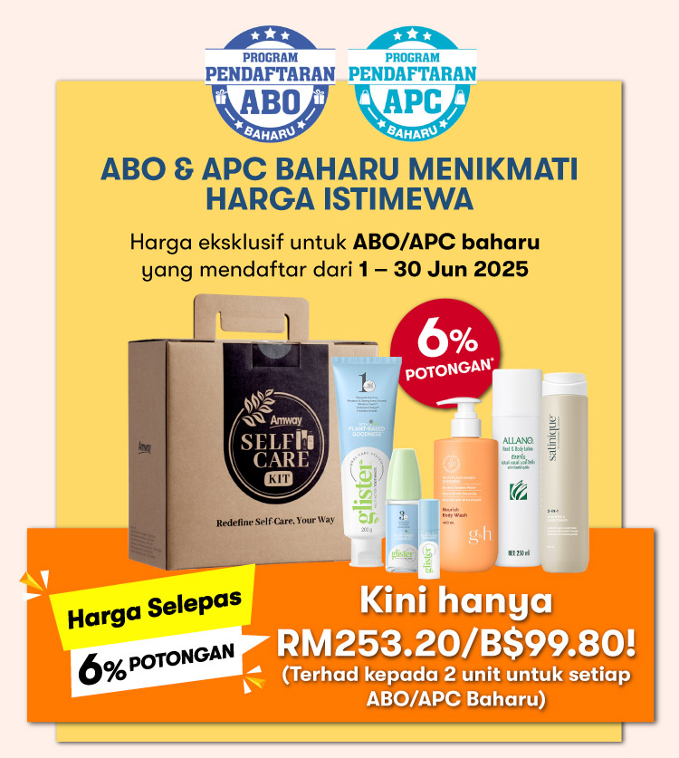 Kit Jagaan Diri Amway, Tawaran Istimewa Untuk ABO & APC Baharu yang ...