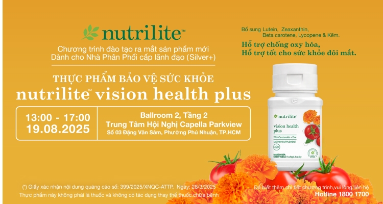 AmwayNow | Thông Báo Đăng Ký Chương Trình Đào Tạo & Ra Mắt Sản Phẩm Mới Nutrilite Vision Health ...