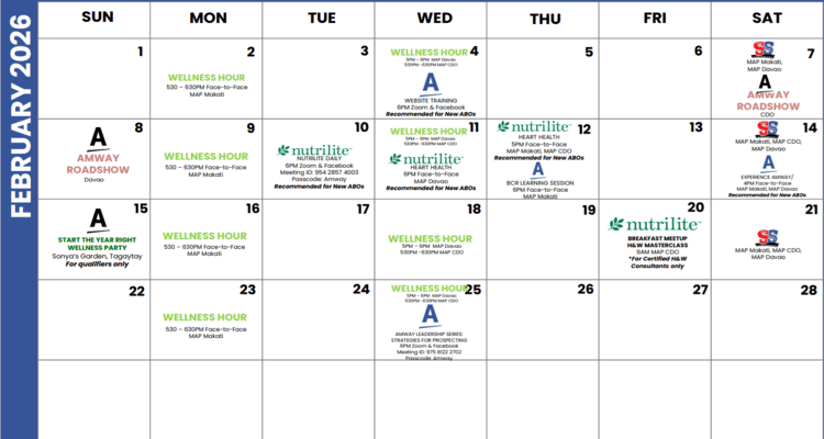 February 2026 Calendar