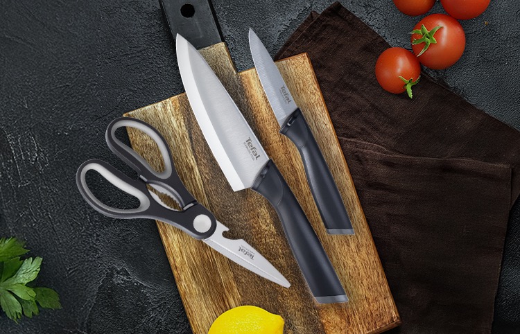 Tefal & Jamie Oliver Cook’s Classic Combo Set GWP Tefal Comfort Knife 3 ...