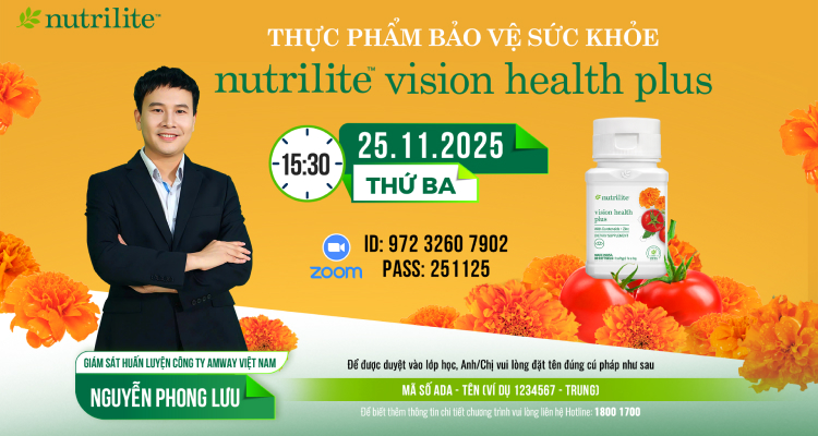 AmwayNow | Chuyên Đề Đào Tạo: Thực Phẩm Bảo Vệ Sức Khỏe Nutrilite ...