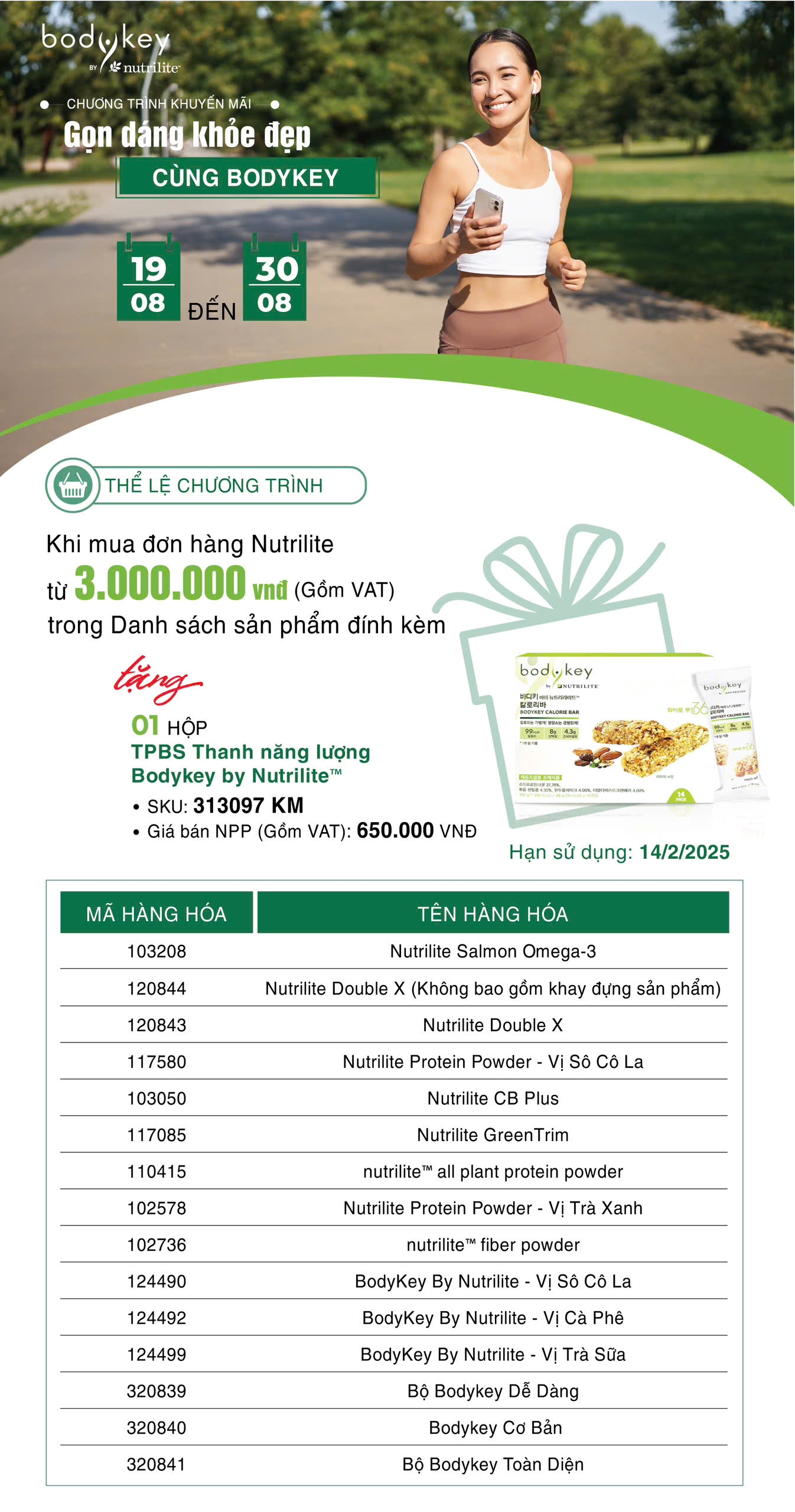 CTKM: GỌN DÁNG KHỎE ĐẸP CÙNG BODYKEY | Amway Vietnam