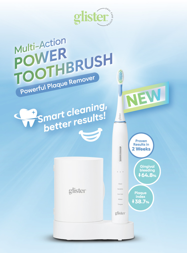 Power Toothbrush and Oral Hygiene: Why GLISTER Is the Upgrade Your Gut ...