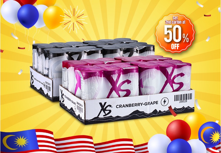 XS Energy Drinks – 1 carton (24 cans, any flavour) PWP Second carton ...