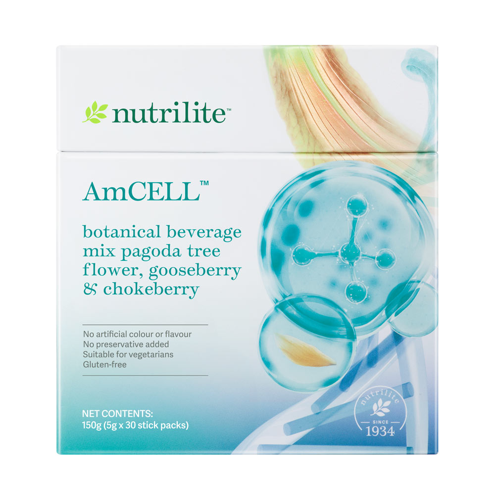 Nutrilite AmCELL™ Botanical Beverage Mix Pagoda Tree Flower, Gooseberry ...