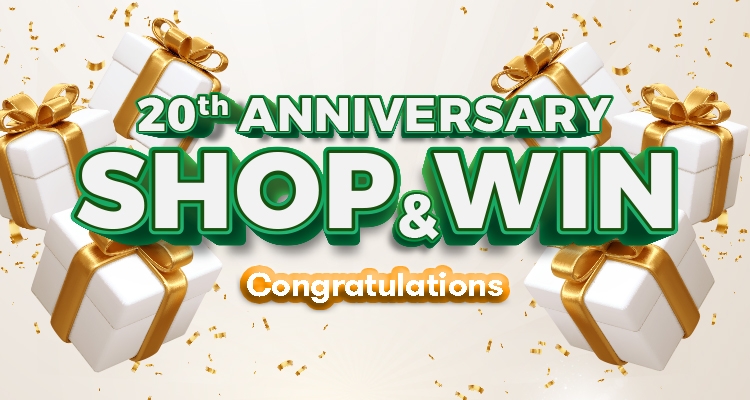 Congratulations to our 20th Anniversary Shop & Win - Lucky Draw Winners ...