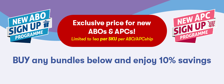 10% Savings on the Bundles for New ABOs/APCs Signing Up between 1 Sep ...