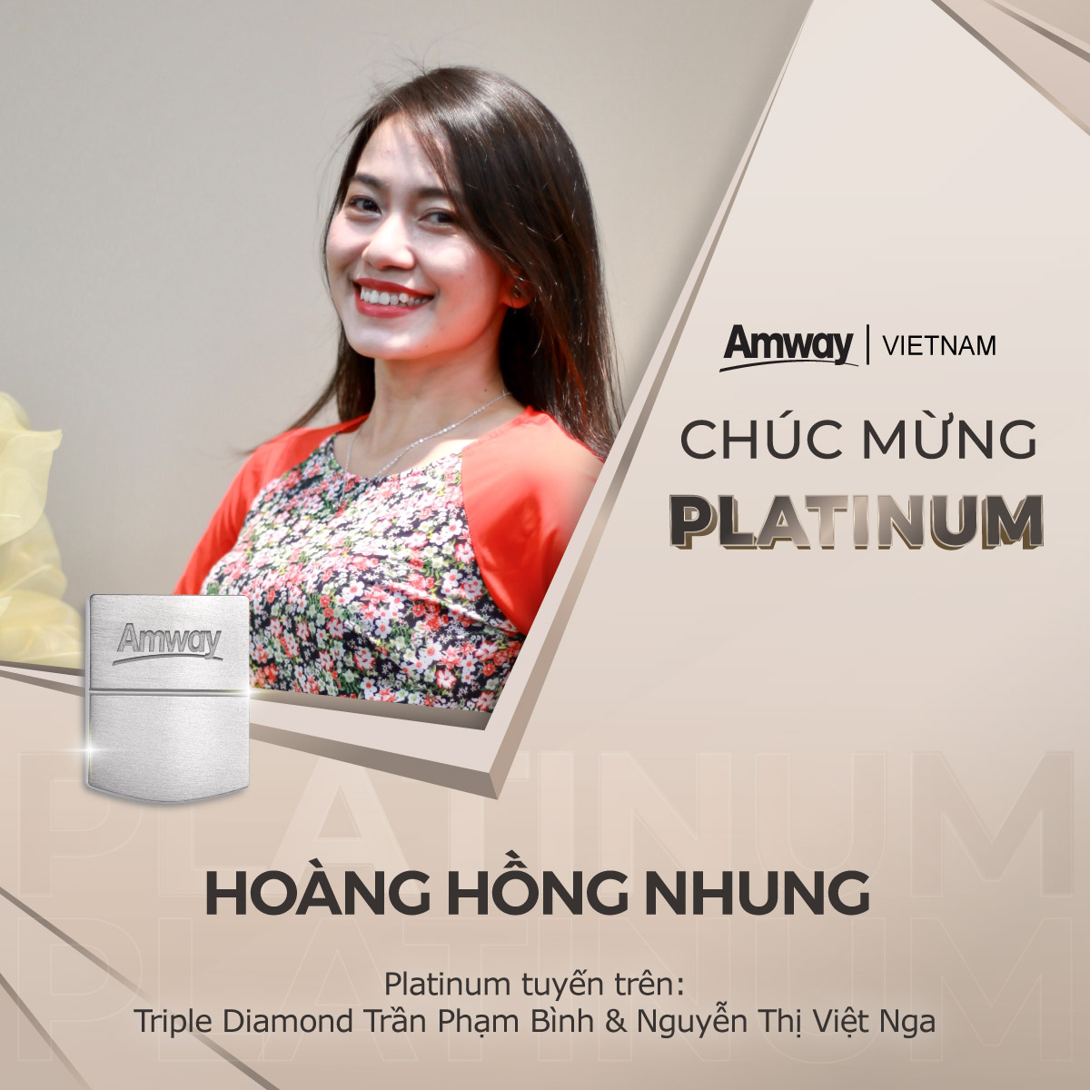 AmwayNow | Danh Hiệu Platinum Tháng 05/2025 | Amway Việt Nam