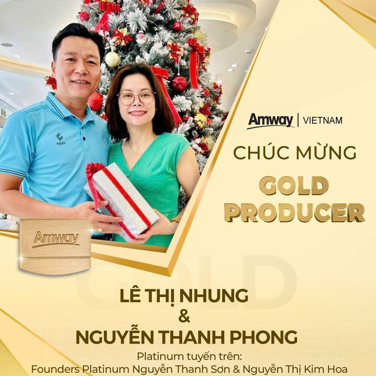 AmwayNow | Danh Hiệu Gold Producer Tháng 12/2024 | Amway Việt Nam