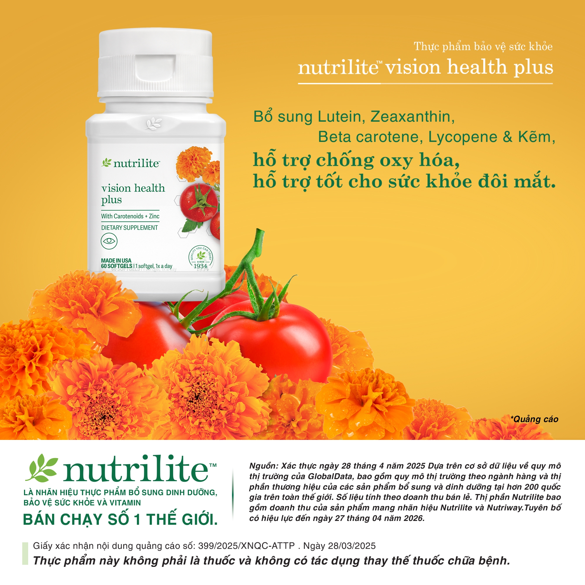 AmwayNow | Thư Viện TPBVSK Nutrilite Vision Health Plus | Amway Việt Nam