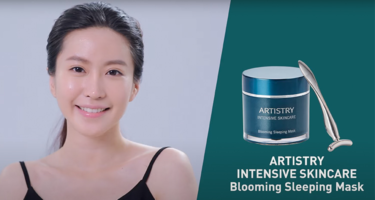 How To Apply - ARTISTRY INTENSIVE SKINCARE Blooming Sleeping Mask How To Apply - ARTISTRY INTENSIVE SKINCARE Blooming Sleeping Mask