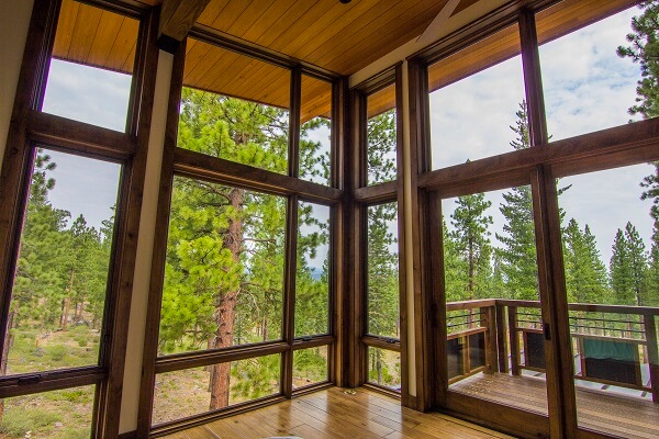 Floor-To-Ceiling Windows For Mountain-Side Living Room | Pella