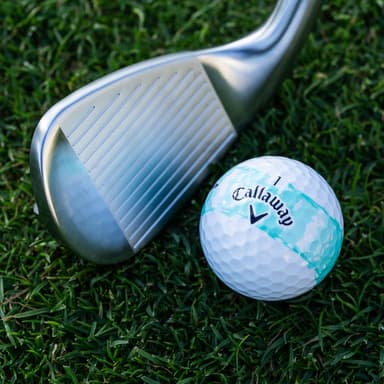 Supersoft Distressed Teal Stripe Golf Balls | Callaway Golf
