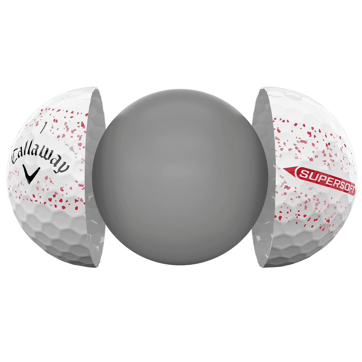 Supersoft Splatter 360 Red Golf Balls | Callaway Golf