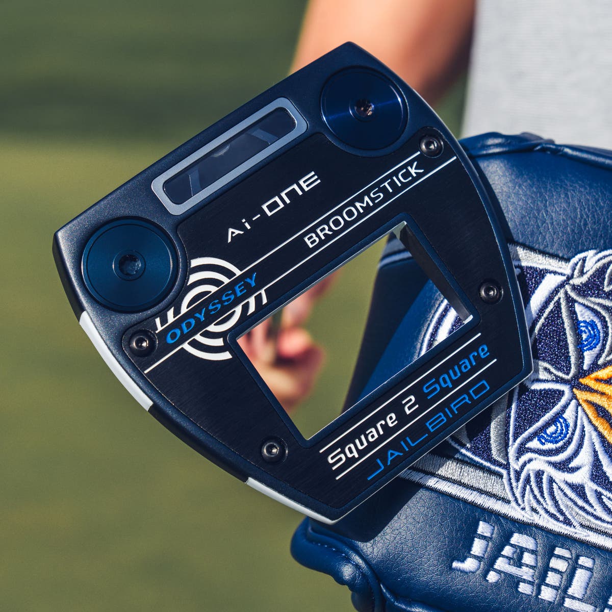 Odyssey Ai-ONE Square 2 Square CRUISER Jailbird Broomstick Putter ...