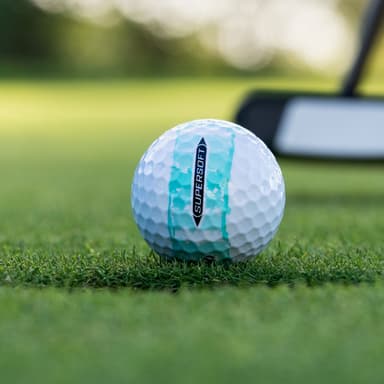 Supersoft Distressed Teal Stripe Golf Balls | Callaway Golf