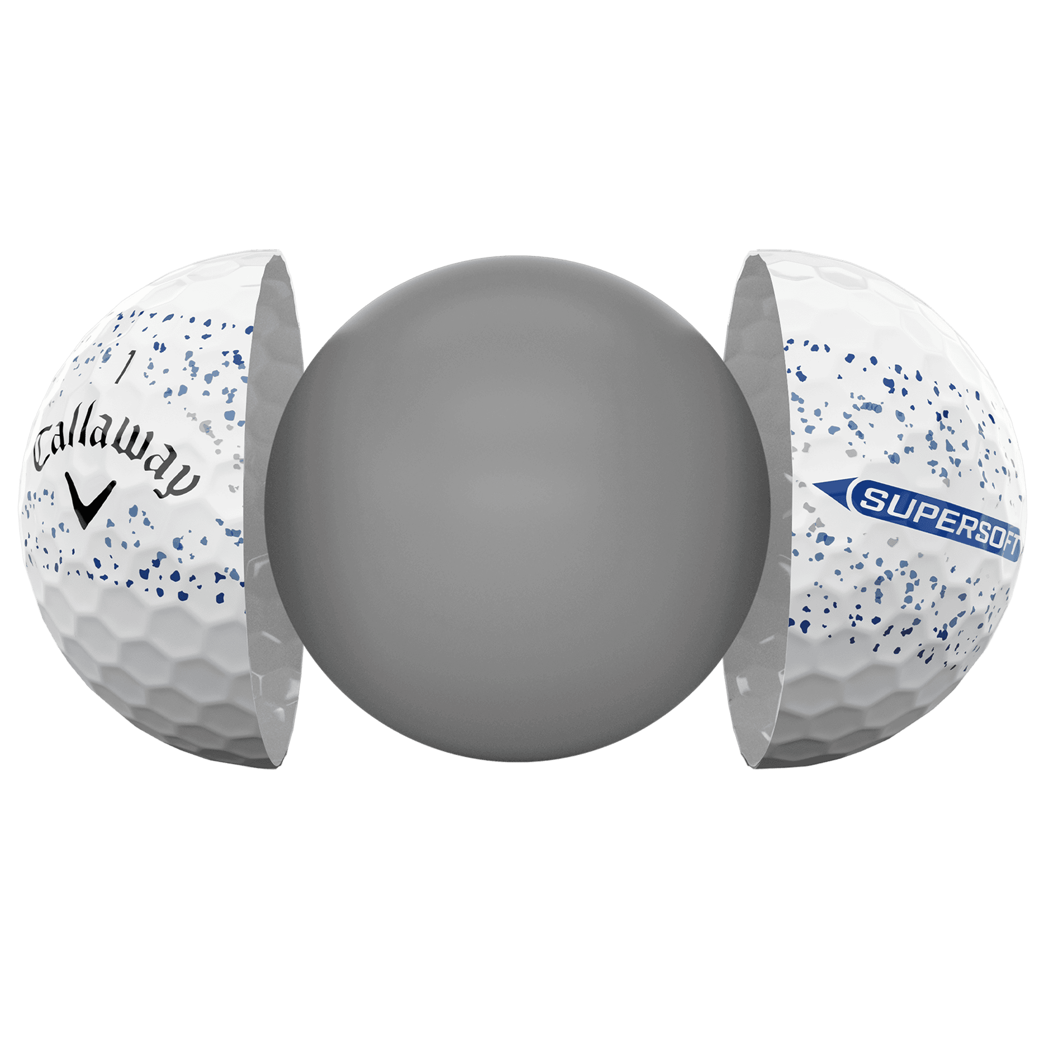Supersoft Splatter 360 Blue Golf Balls | Callaway Golf