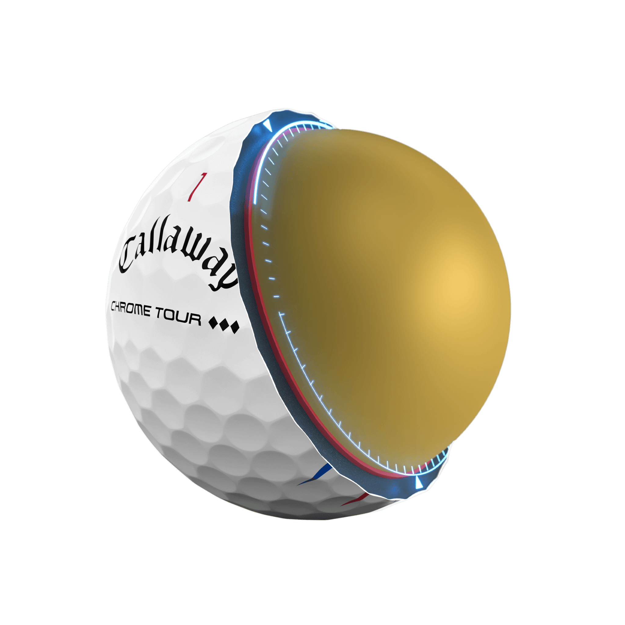 Chrome Tour X Triple Diamond Triple Track Golf Balls | Callaway Golf
