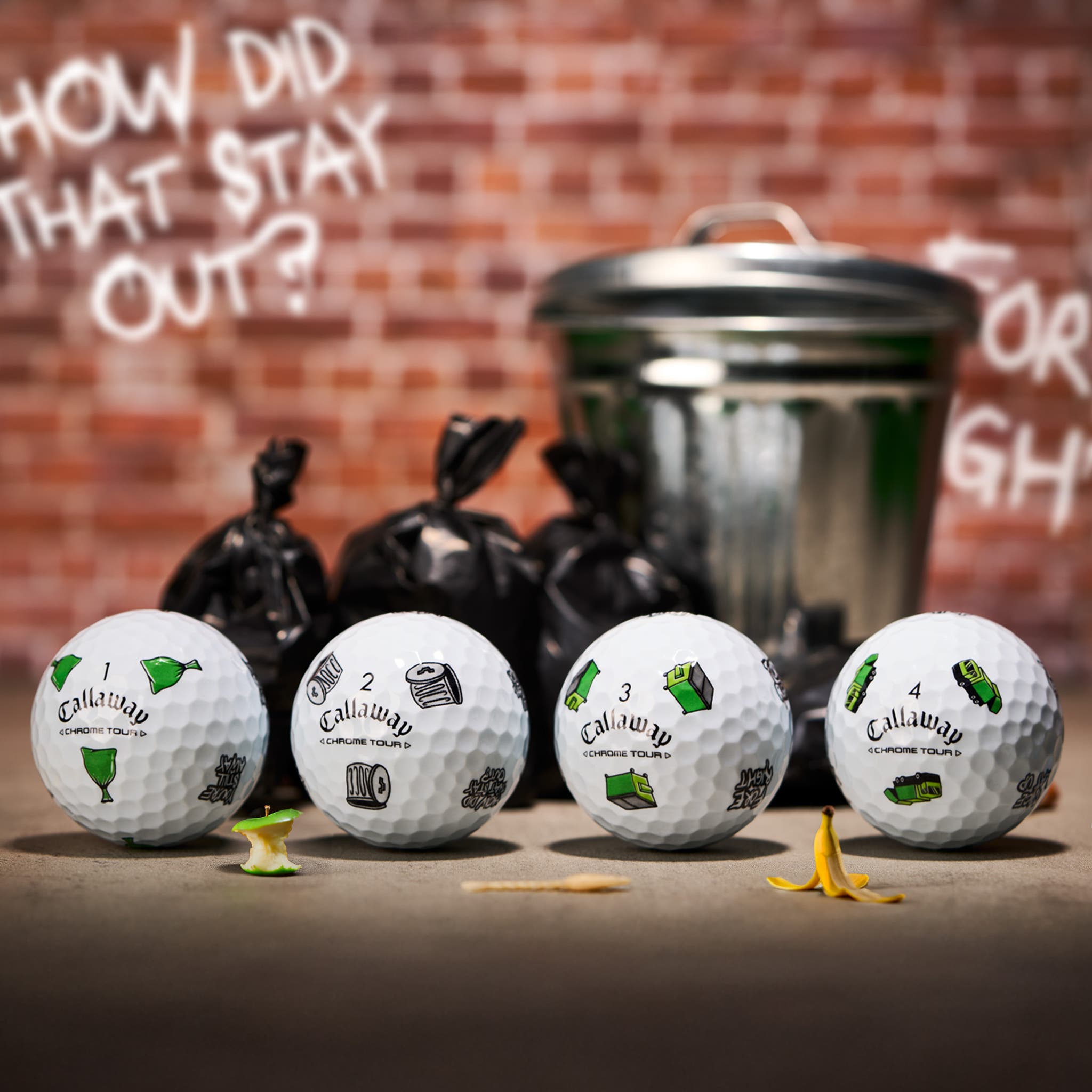 Chrome Tour Truvis Trash Talk| Golf Balls | Callaway Golf Chrome Tour Truvis Trash Talk| Golf Balls | Callaway Golf