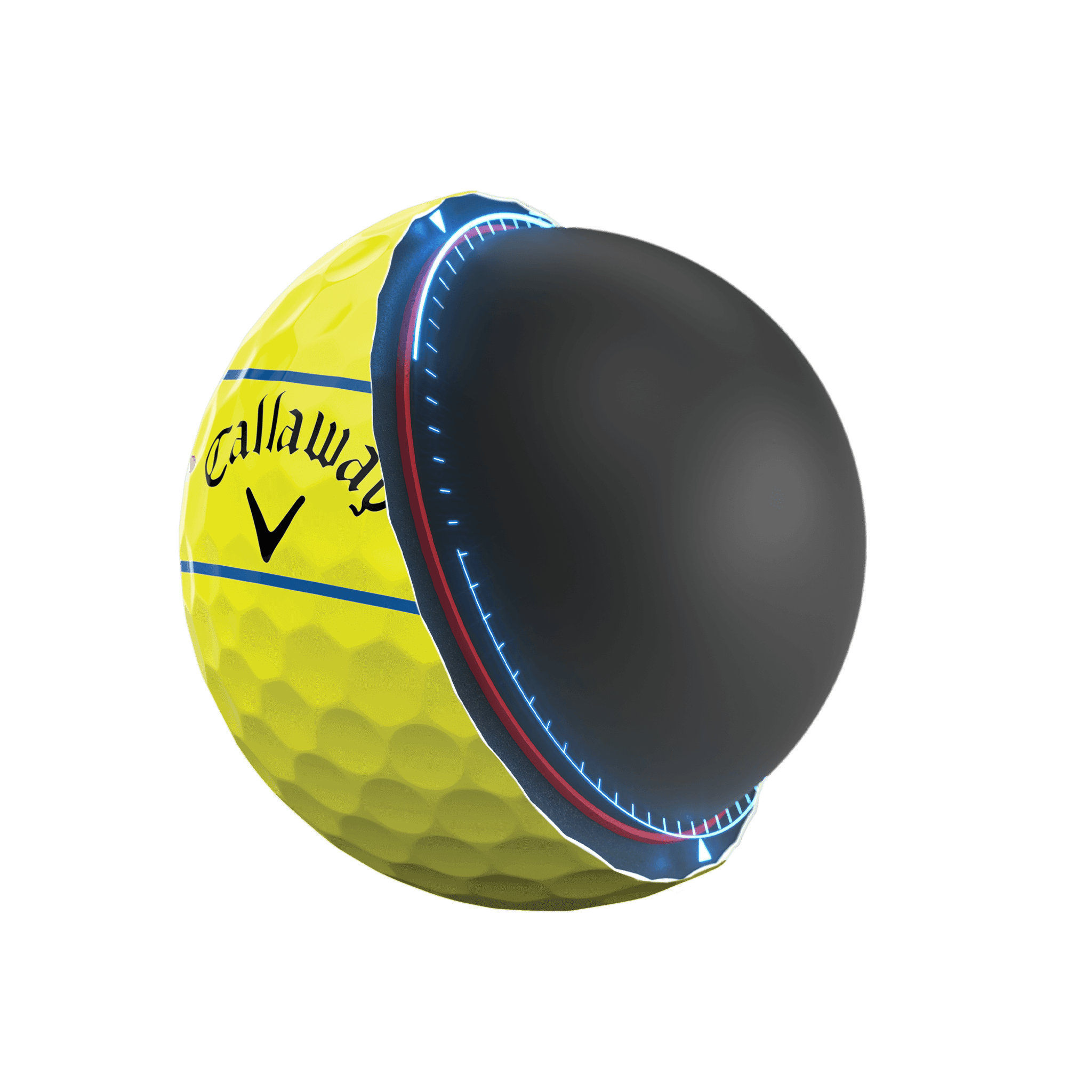 Chrome Tour X 360 Triple Track Yellow Golf Balls | Callaway Golf