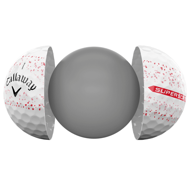 Callaway Golf 2023 Super Soft Blue Splatter Overrun Golf Balls ...